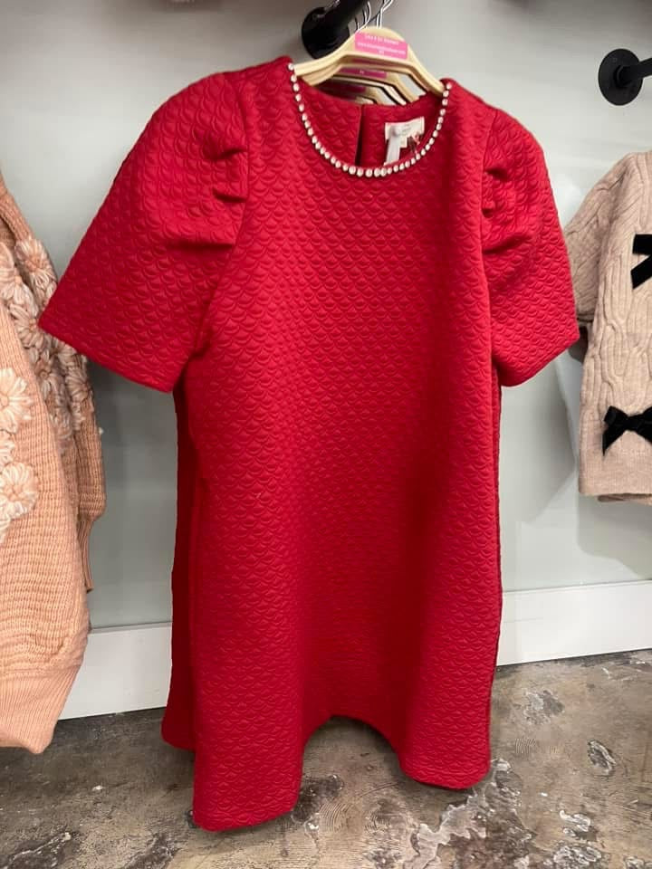 Lux Red Dress - *Final Sale – LoLo & Co. Boutique